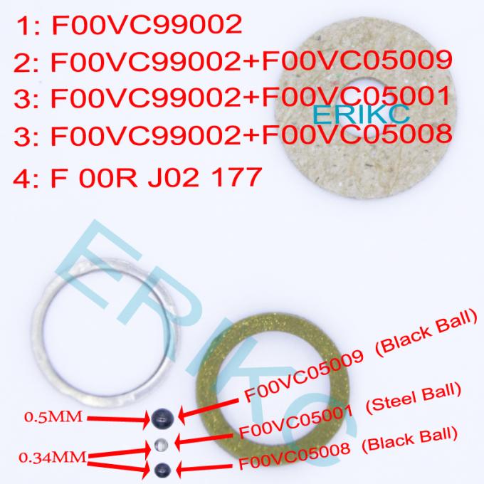 ERIKC F00VC99002 + F00VC05009 bosch Common rail injector ball set ...