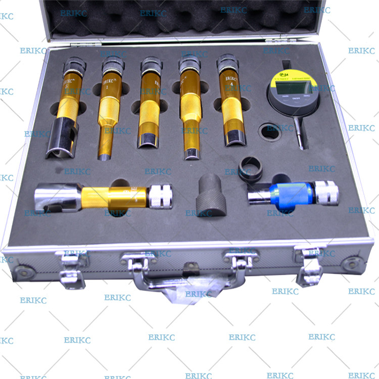 ERIKC yellow Lift measurement tool common rail injector universa auto part injector measuring ...
