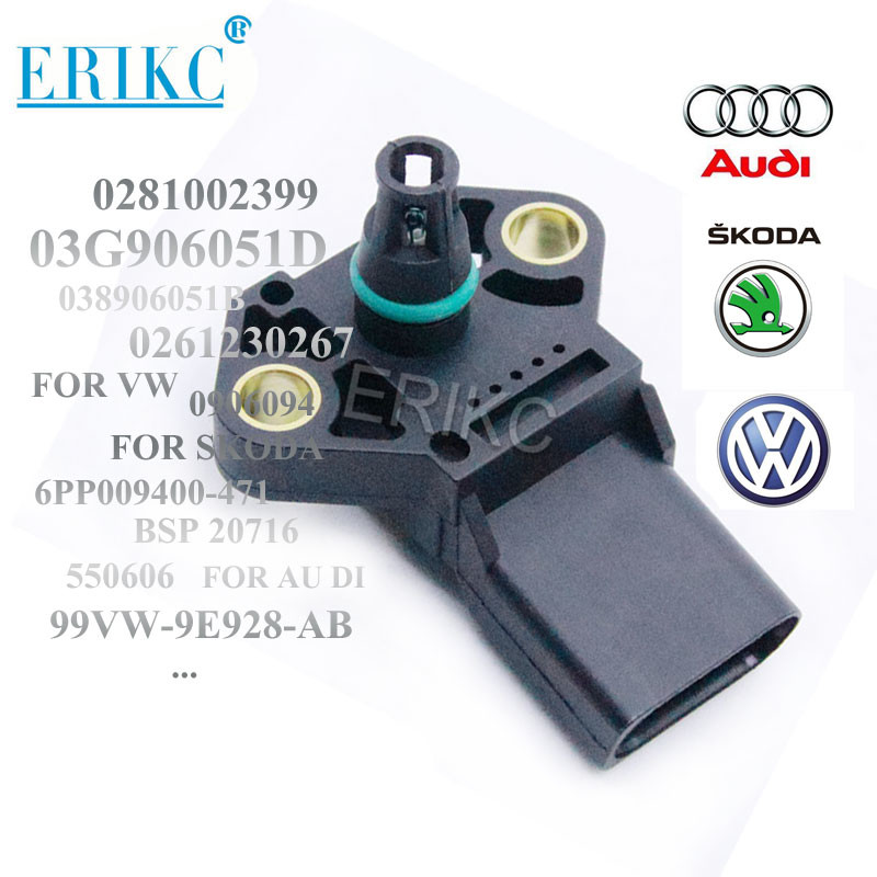 ERIKC autoparts 0281002399 car MAP Manifold Absolute intake Pressure ...